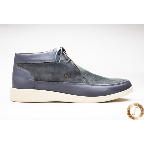Johnny Famous | Shoes | Johnny Famous Bally Style Soho Mens Gray Suede ...